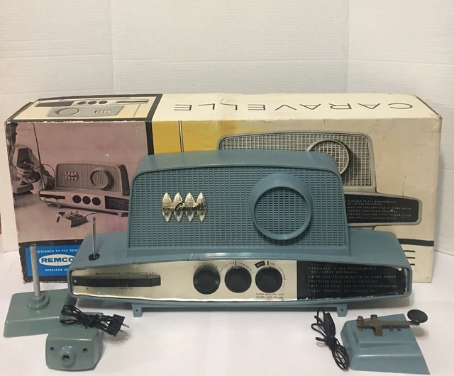 VINTAGE REMCO CARAVELLE RADIO TRANSMITTER - RECEIVER w/ORIG. BOX £110.81 - PicClick UK